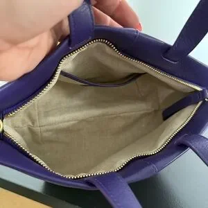 Mansur Gavriel | Bags | Mansur Gavriel Purple Mini Tulipano Top Handle ...